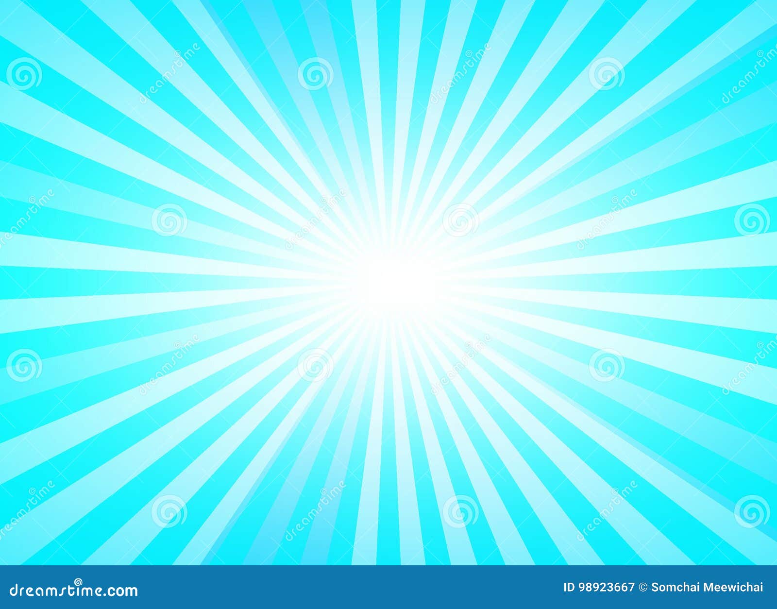 Burst Background for Presentation with Blue Color Stock Illustration ...