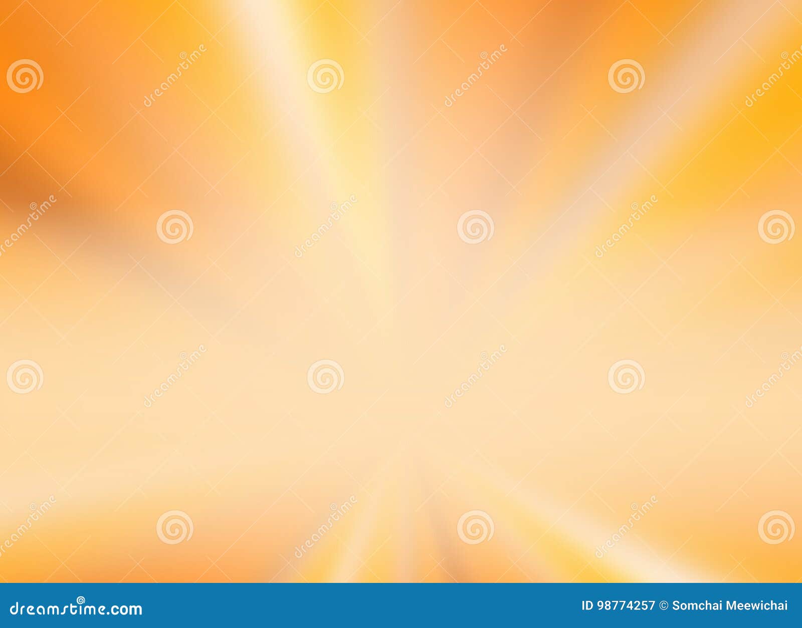 Burst Background for Presentation with Yellow Color Stock Illustration ...