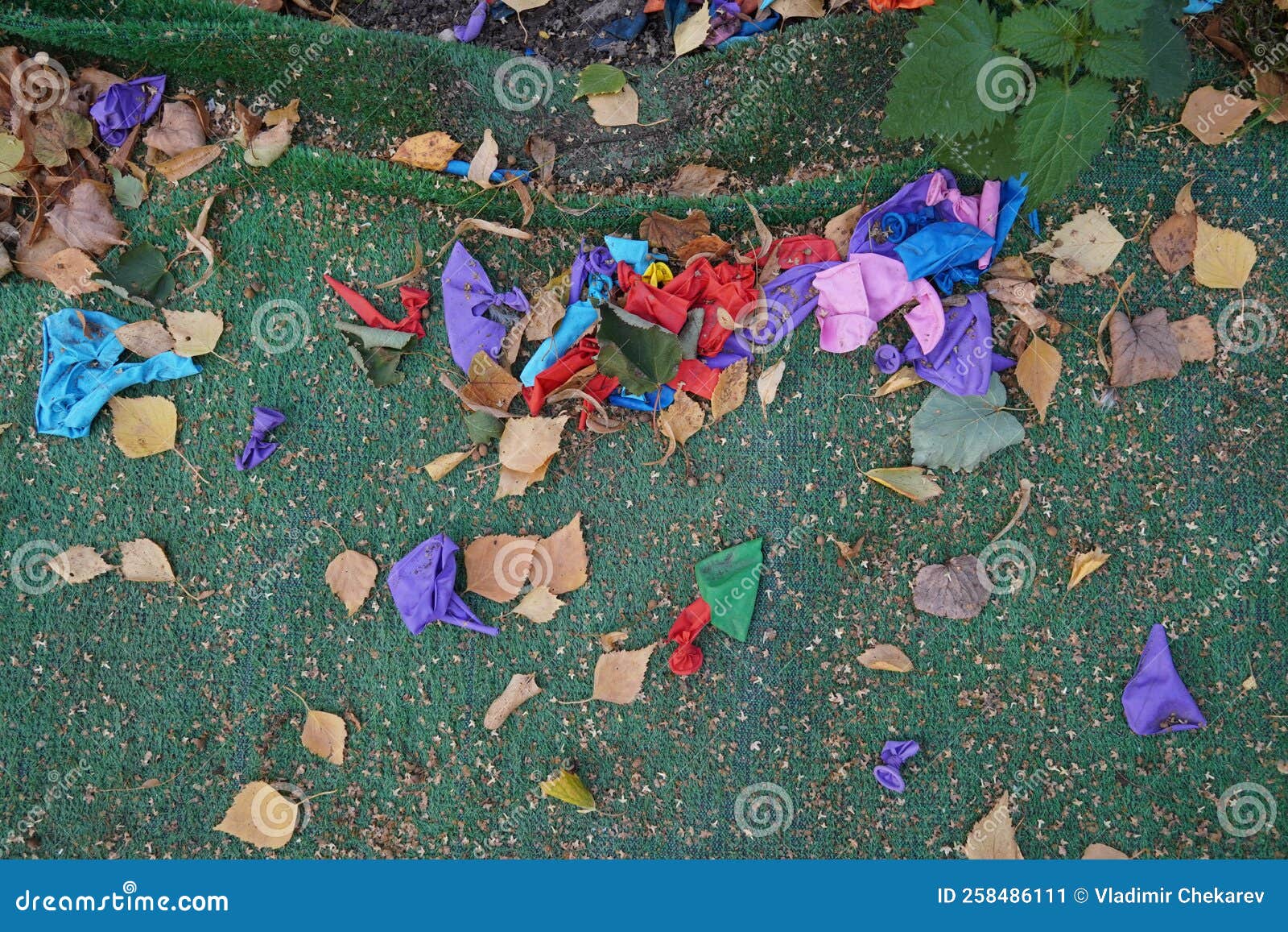 Burst balloons stock image. Image of surprise, isolated - 258486111