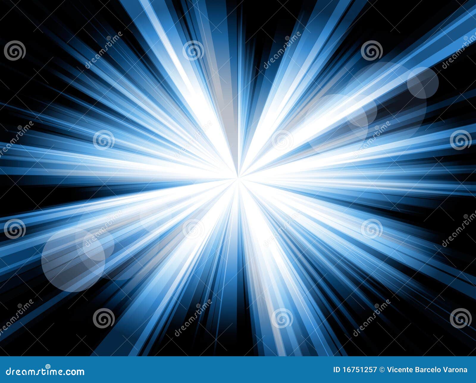 Burst of blue lines stock illustration. Illustration of bright - 16751257