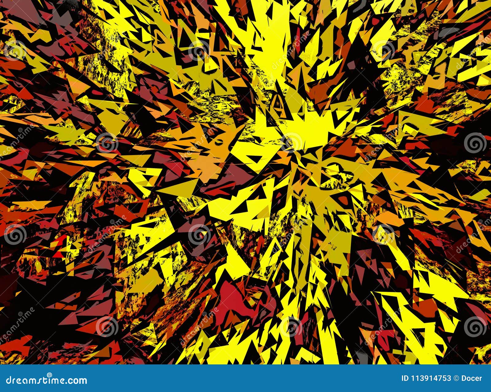 Burst and Broken Elements Backgrounds Stock Illustration - Illustration ...