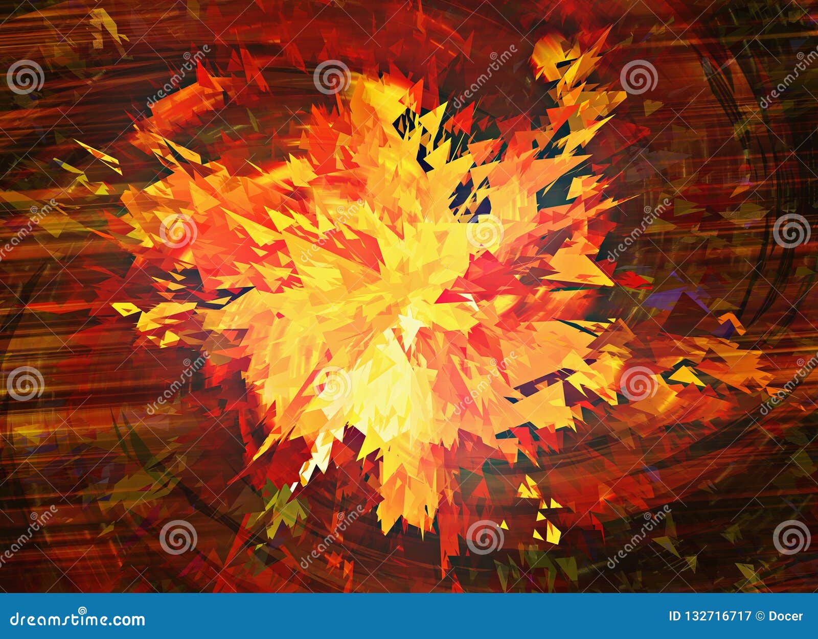 Burst of broken star stock illustration. Illustration of broken - 132716717