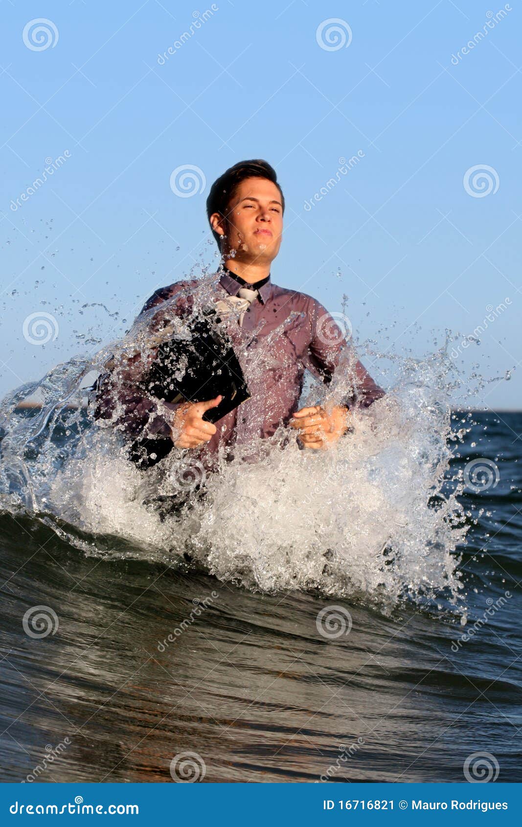 Burst from the deep stock image. Image of courageous - 16716821