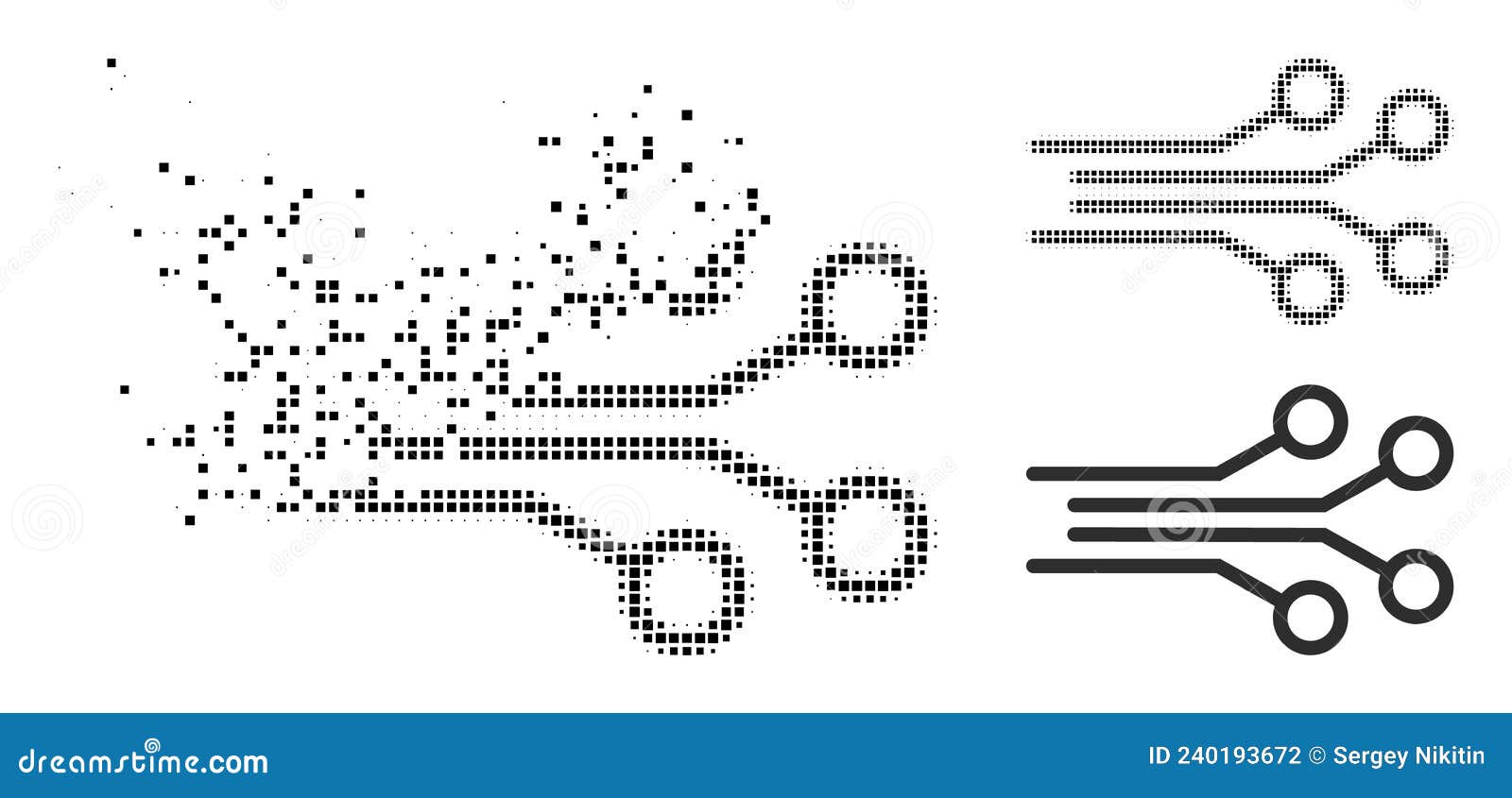 Burst Dot and Original Electrical Connectors Icon Stock Vector ...