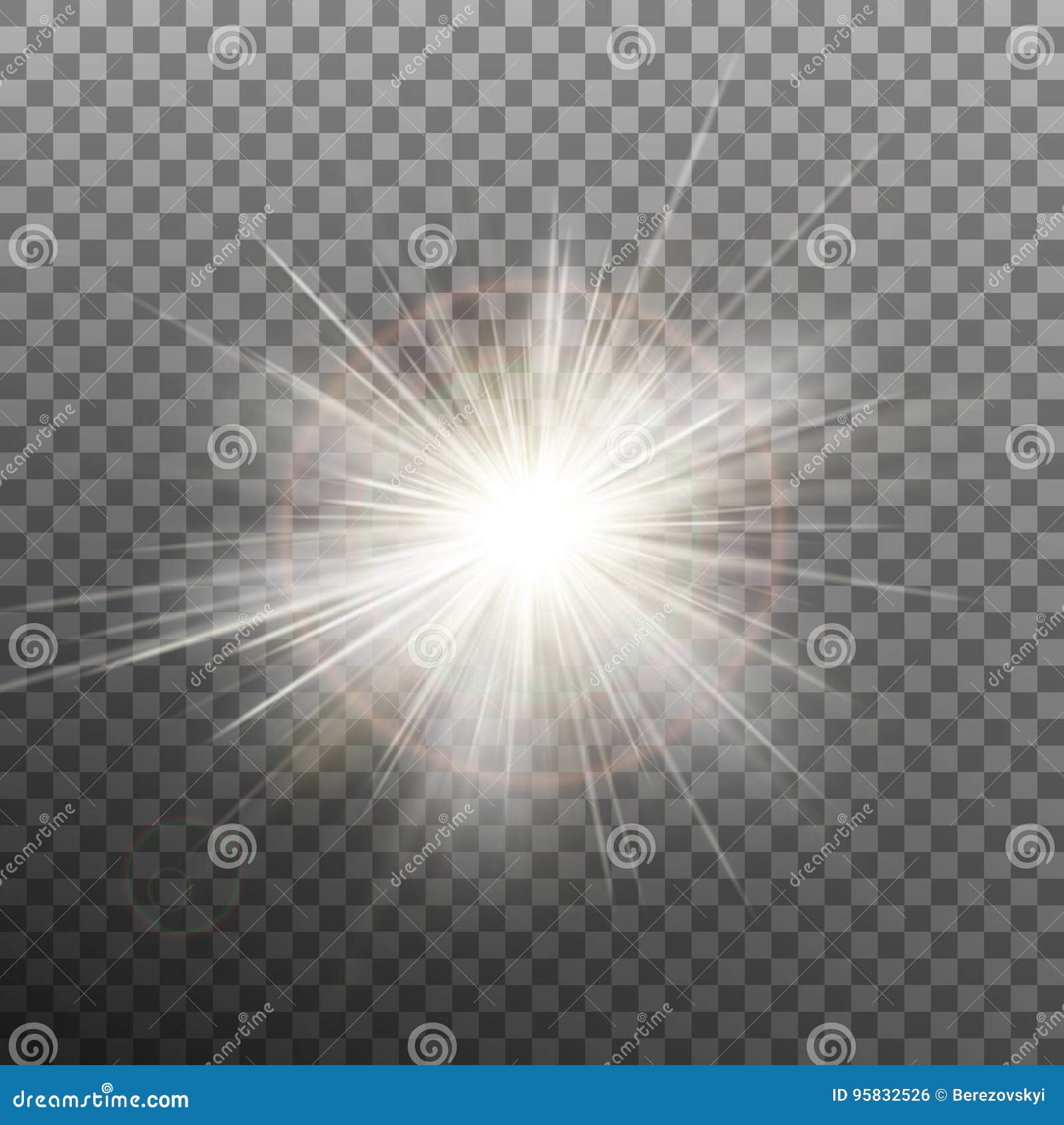 Burst Effects on Transparent Background. EPS 10 Stock Vector ...