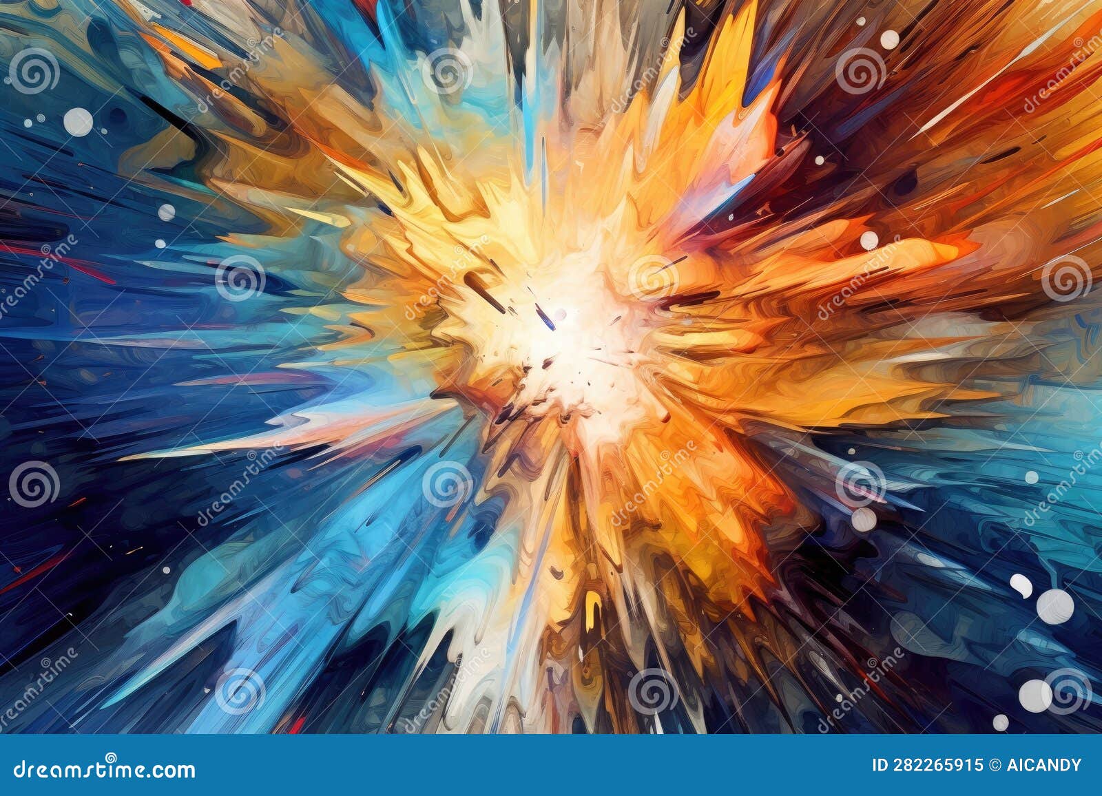 Burst of Energy and Motion, Visualized through a Dynamic Explosion of ...