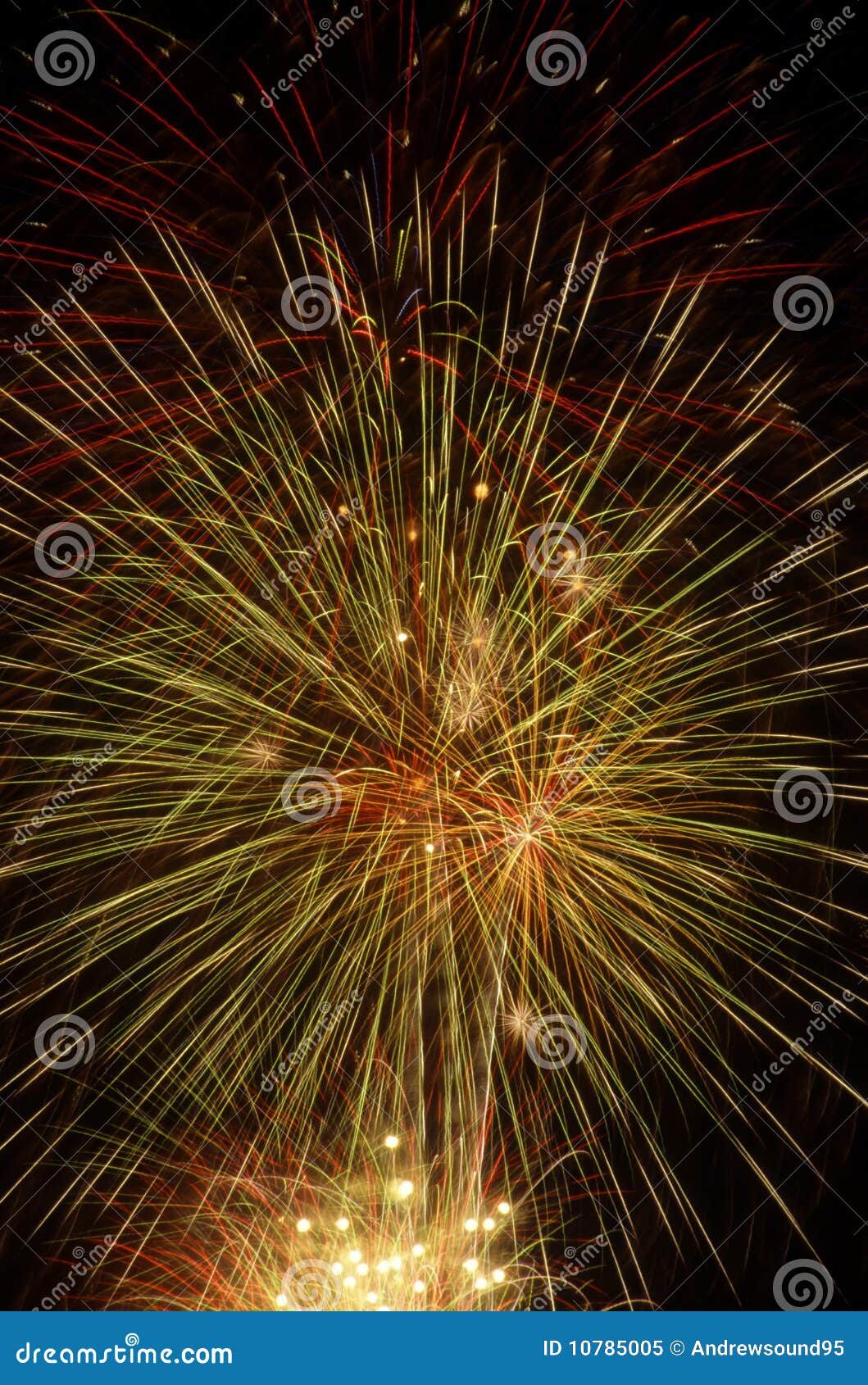 Burst of Fireworks stock image. Image of fireworks, success - 10785005