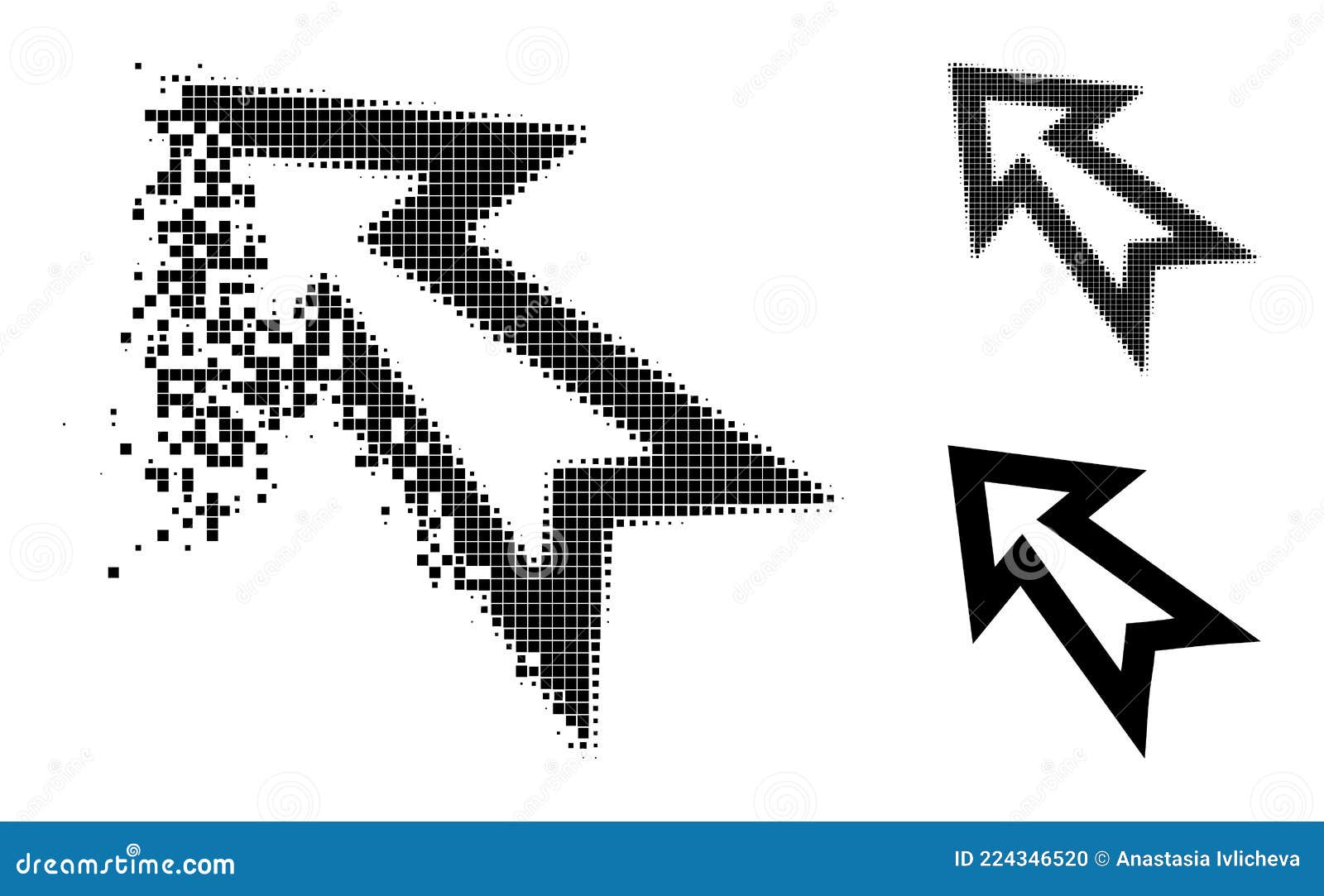 Burst and Halftone Pixel Arrow Left Up Glyph Stock Vector ... Burst and Halftone Pixel Arrow Left Up Glyph Stock Vector ...