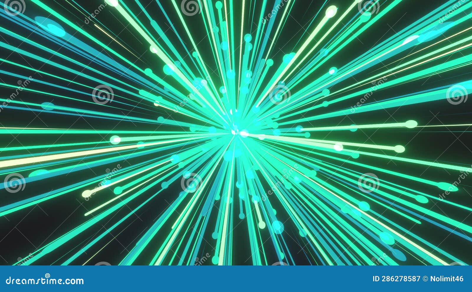 Burst particle lines stock video. Video of space, backdrop - 286278587