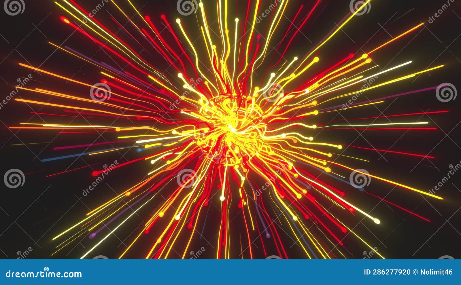 Burst particle lines stock footage. Video of bright - 286277920