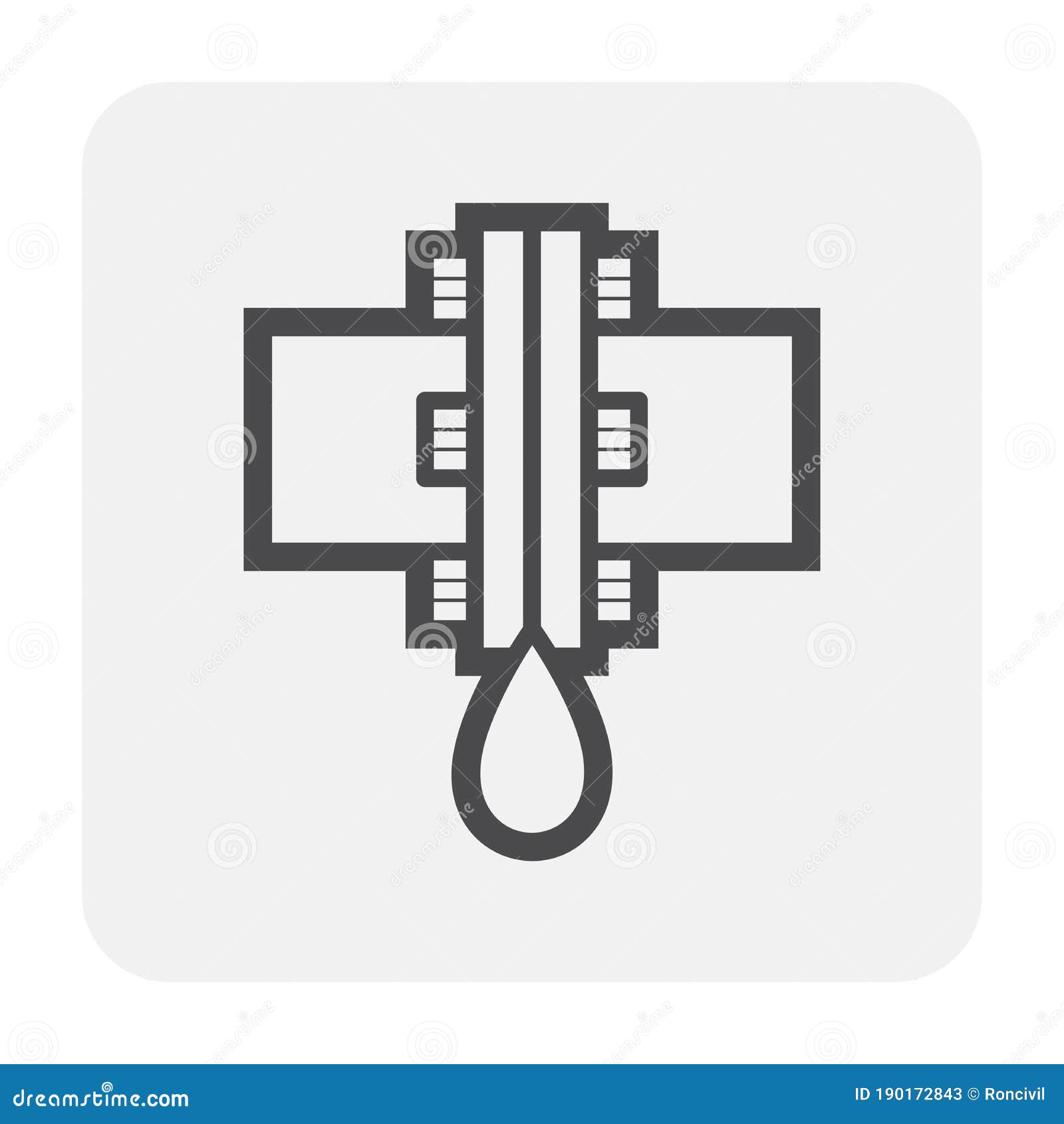 Burst pipe icon stock vector. Illustration of home, bathroom - 190172843