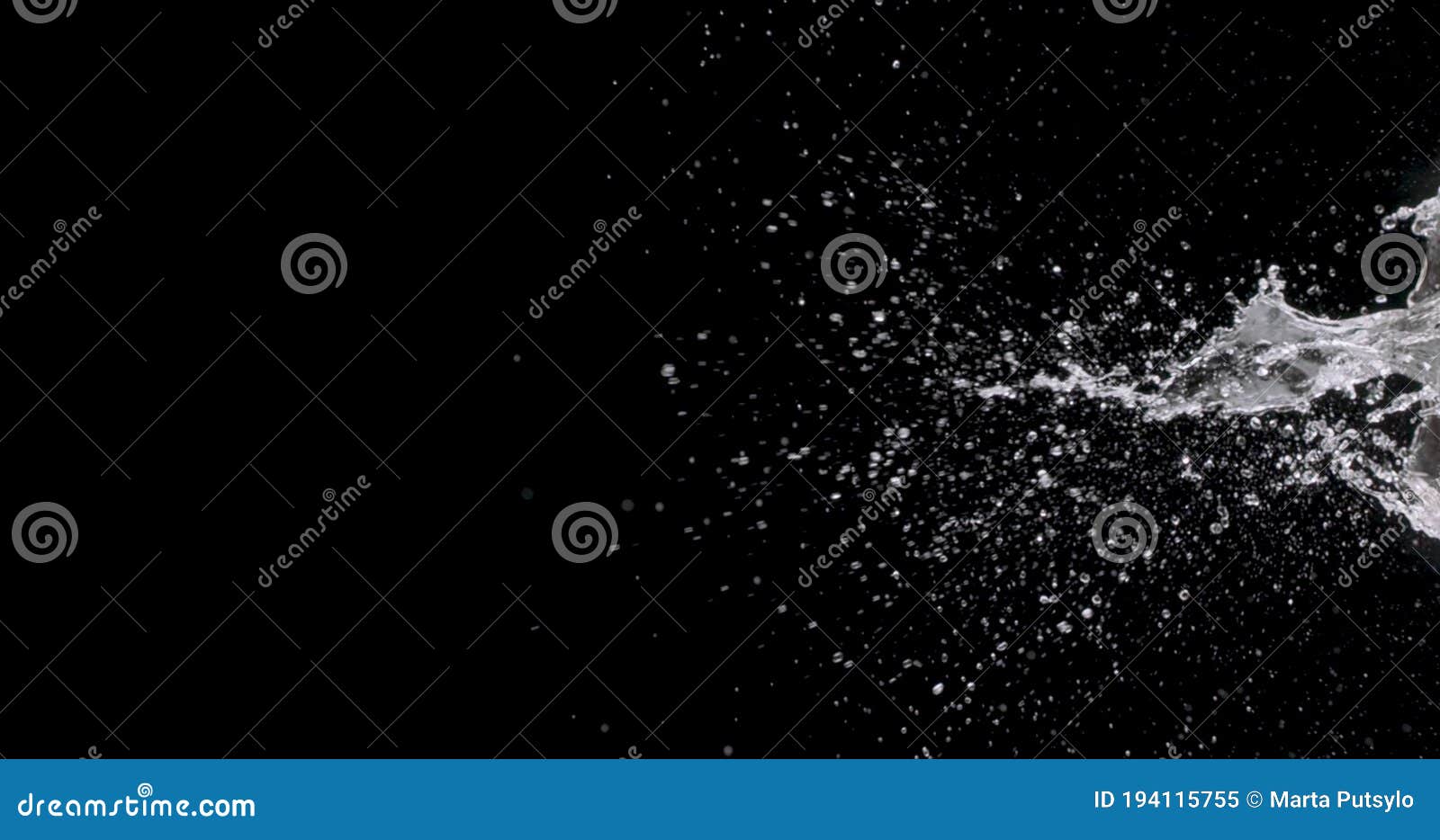Bursting Bubble of Water stock image. Image of motion - 194115755