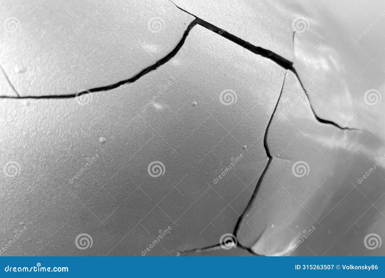 Bursting and Exploding Sheet of Metal. Cracks in Metal Stock Image ...