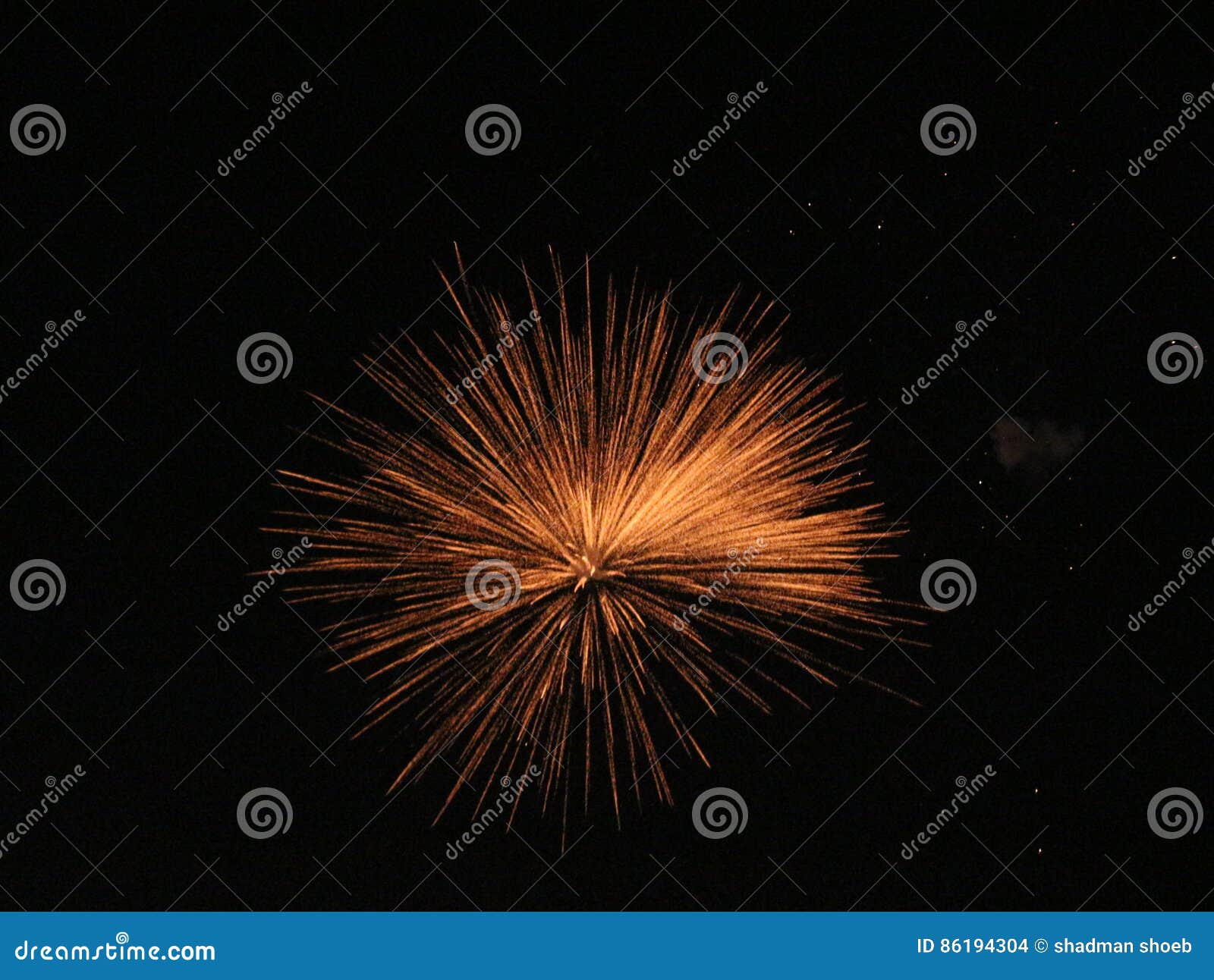 Bursting of a fire cracker stock photo. Image of star - 86194304