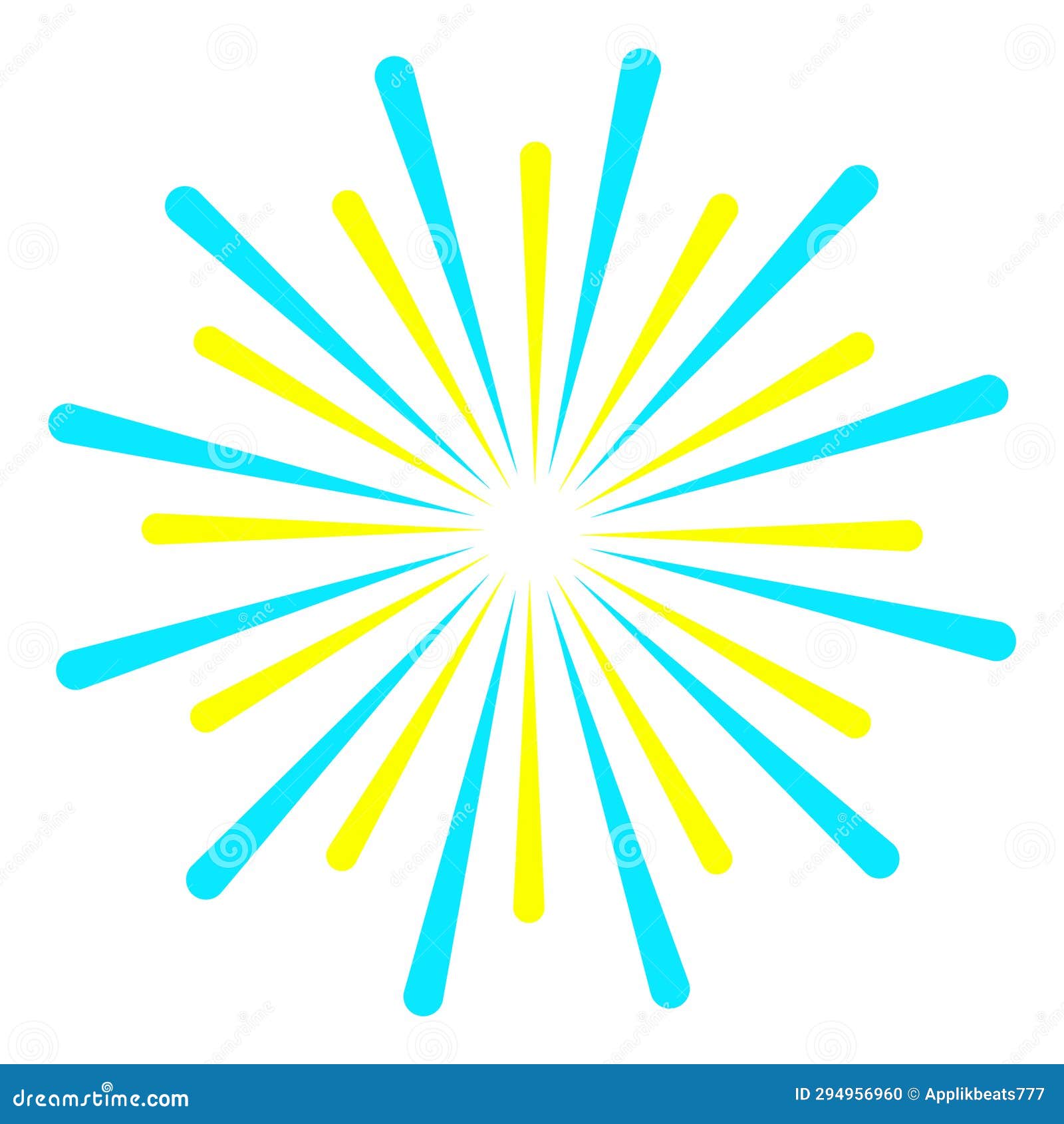 Bursting Firework Icon. Colorful Fire Light Show Stock Vector ...