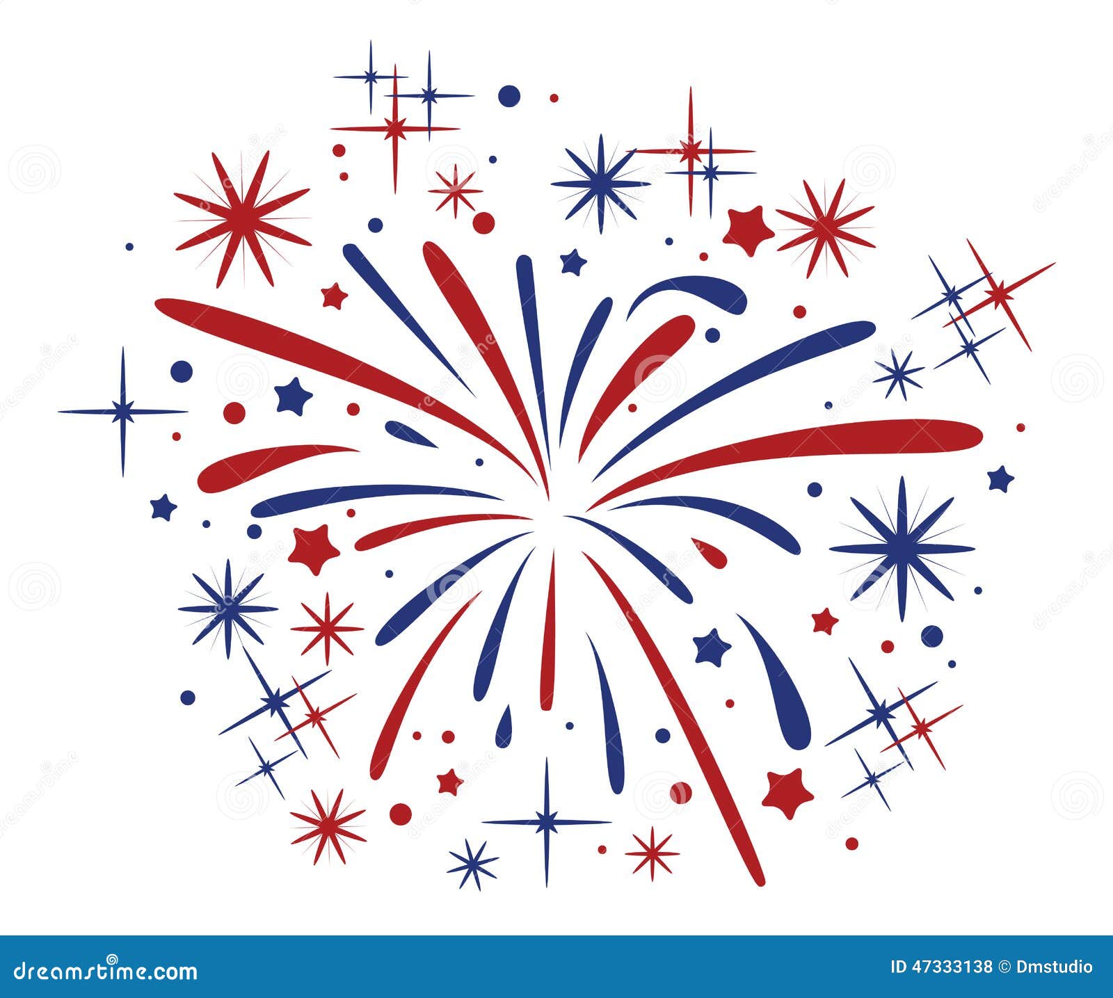 Bursting fireworks, vector stock vector. Illustration of bursting ...
