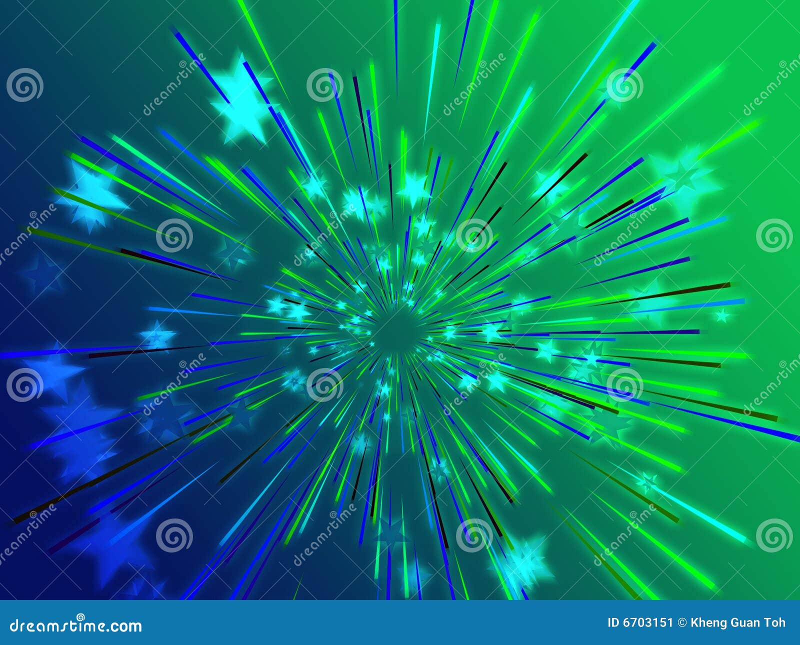 Flying Stars Illustration Stock Photography | CartoonDealer.com #6259154