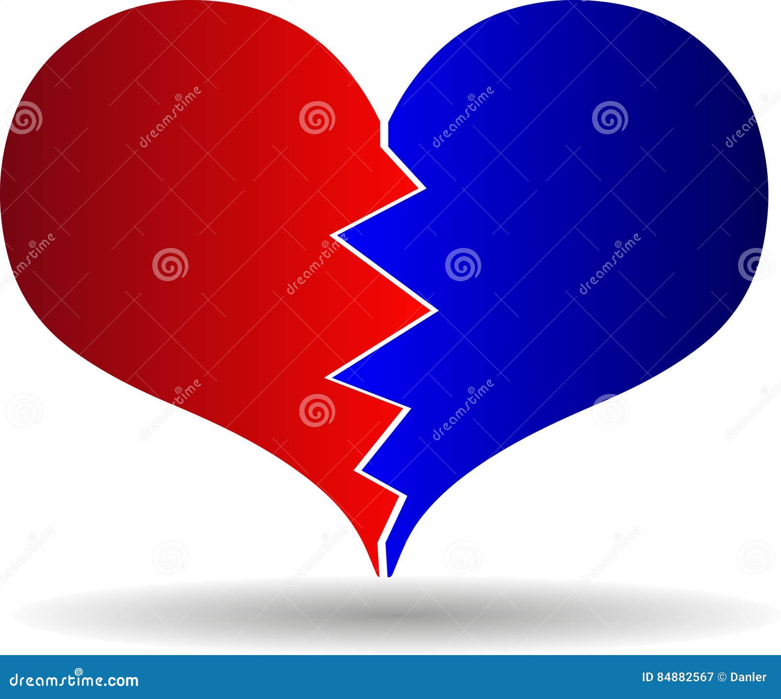 Bursting heart vector stock vector. Illustration of parting - 84882567