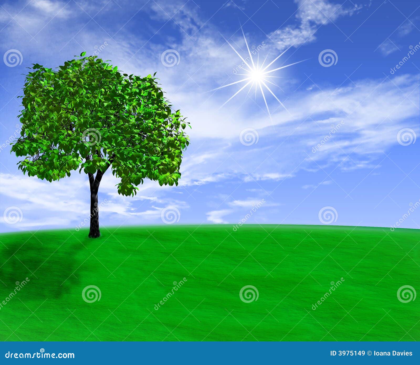 Bursting with Life in Spring Stock Illustration - Illustration of ...