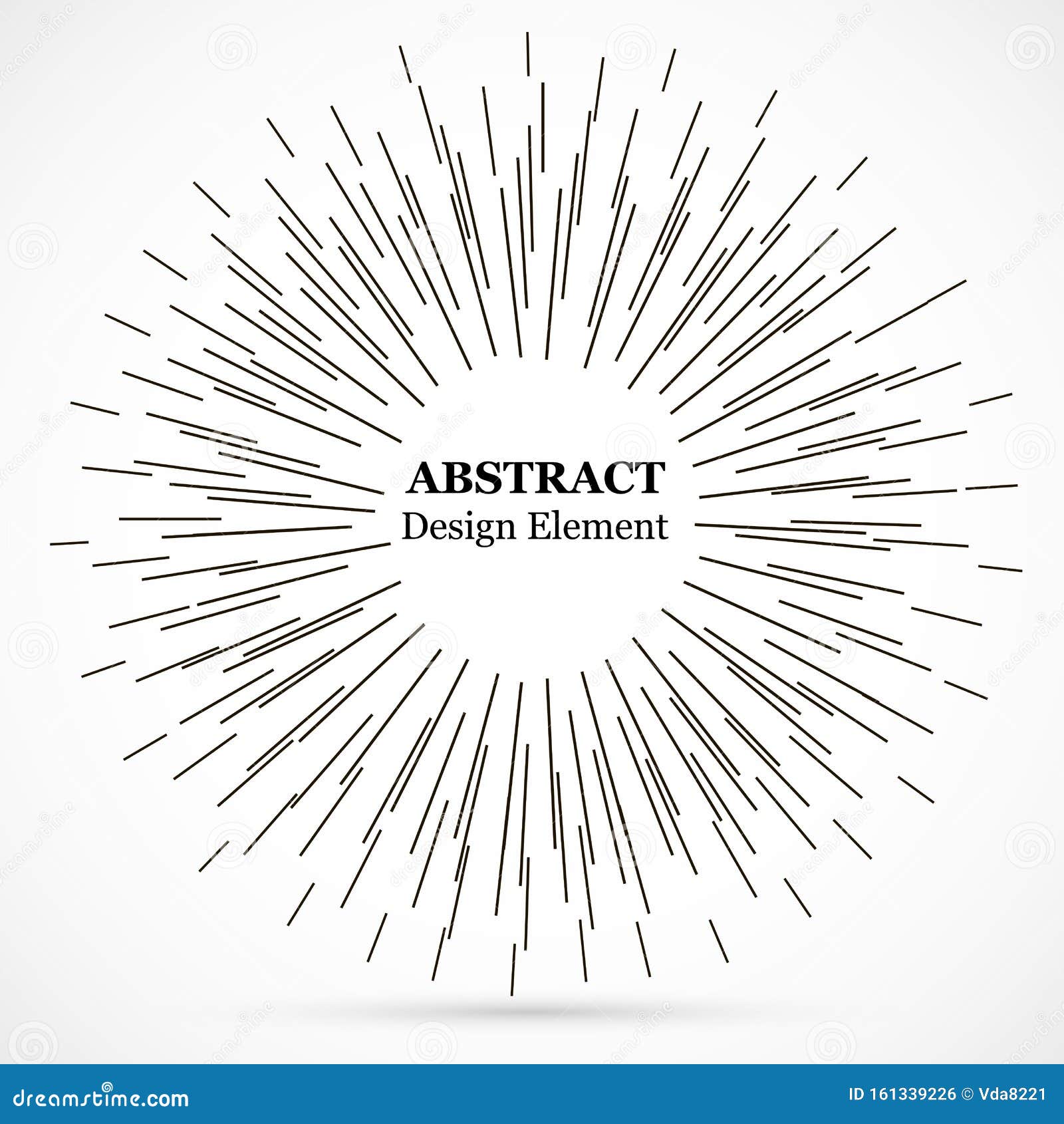 Circular Graphic Elements Rays Line Stock Illustrations – 59 Circular ...