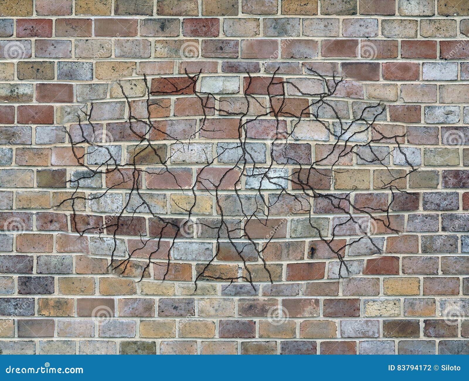 Bursting Wall - Brick Texture Stock Photo - Image of attributes ...