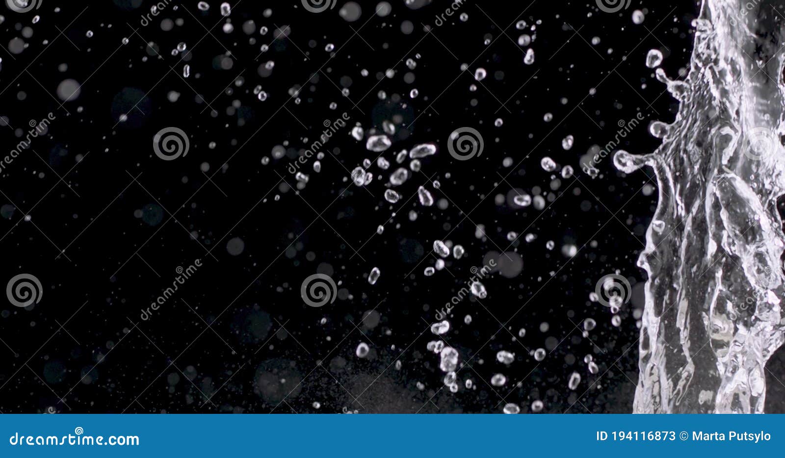 Bursting Water Bubble stock image. Image of pattern - 194116873