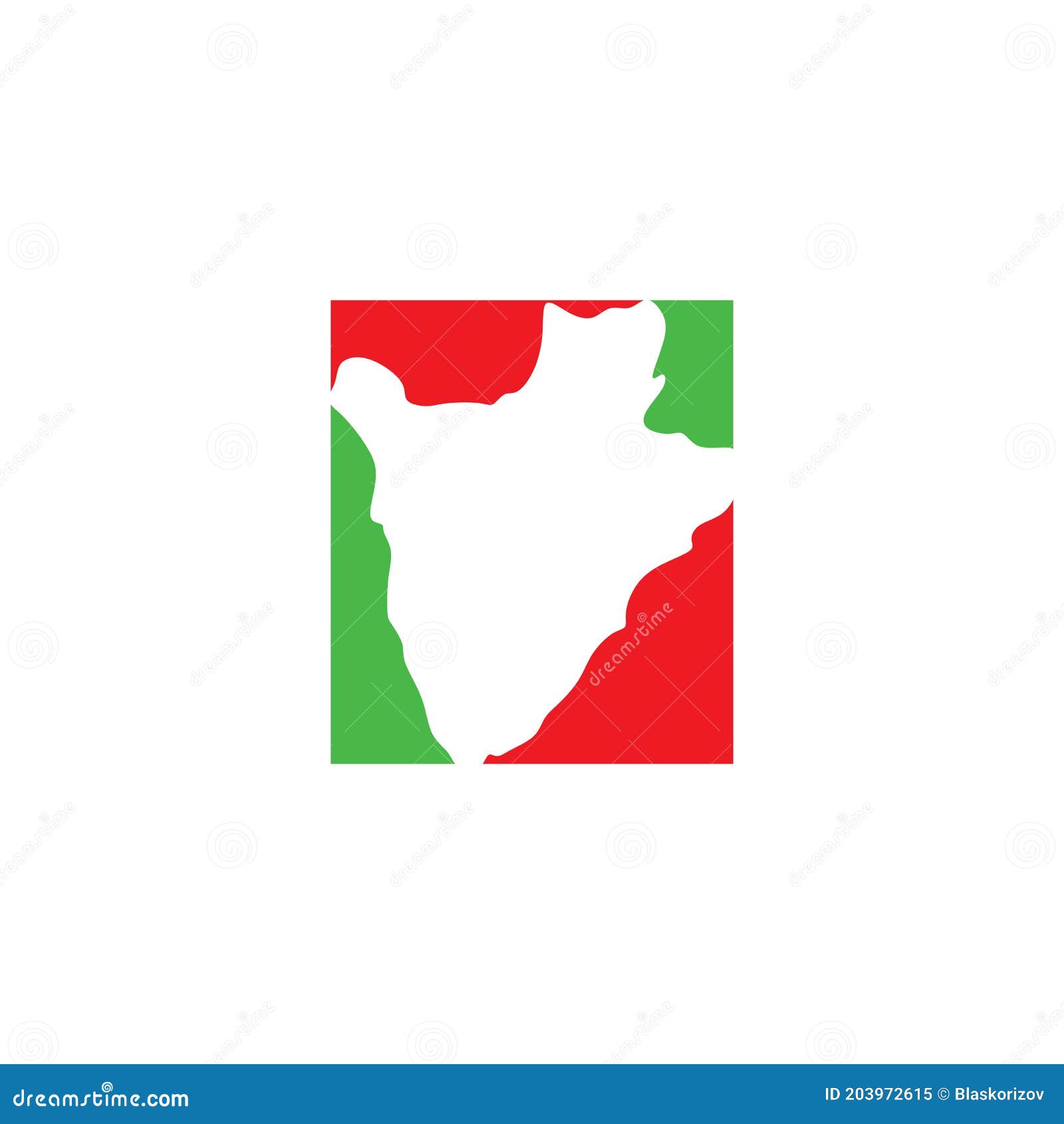 Burundi Map Logo Icon Vector Stock Vector - Illustration of logo ...