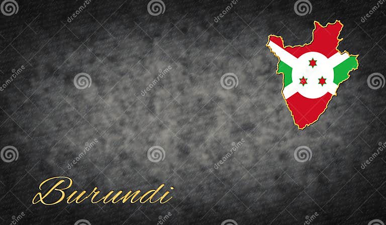 Burundi Symbols, Map of Burundi Stock Illustration - Illustration of ...