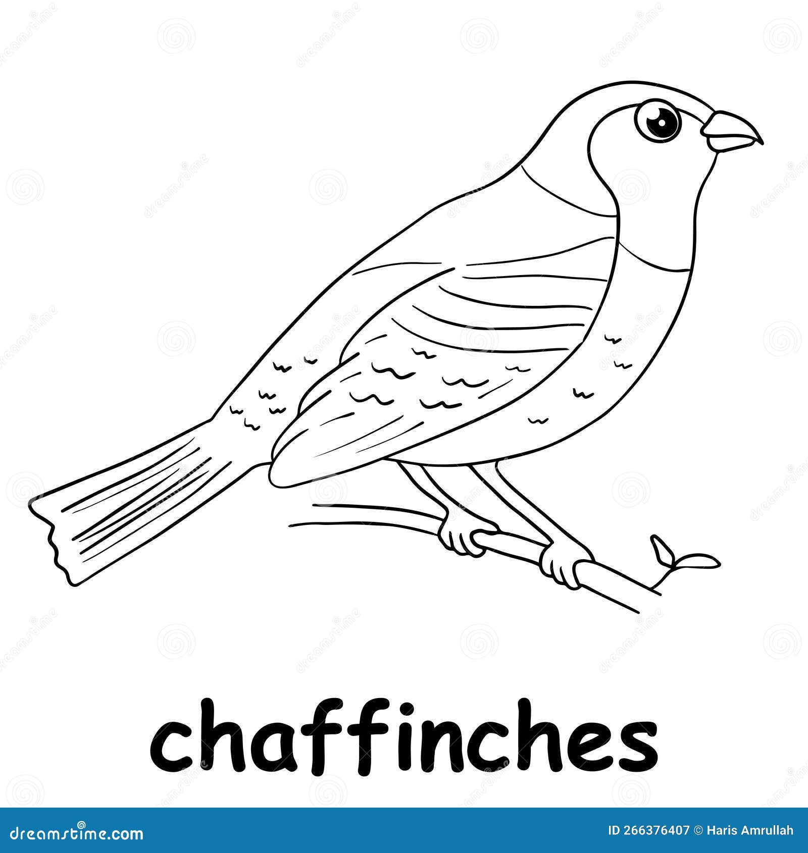 Kids Line Illustration Coloring Animal. Outline Vector for Children ...