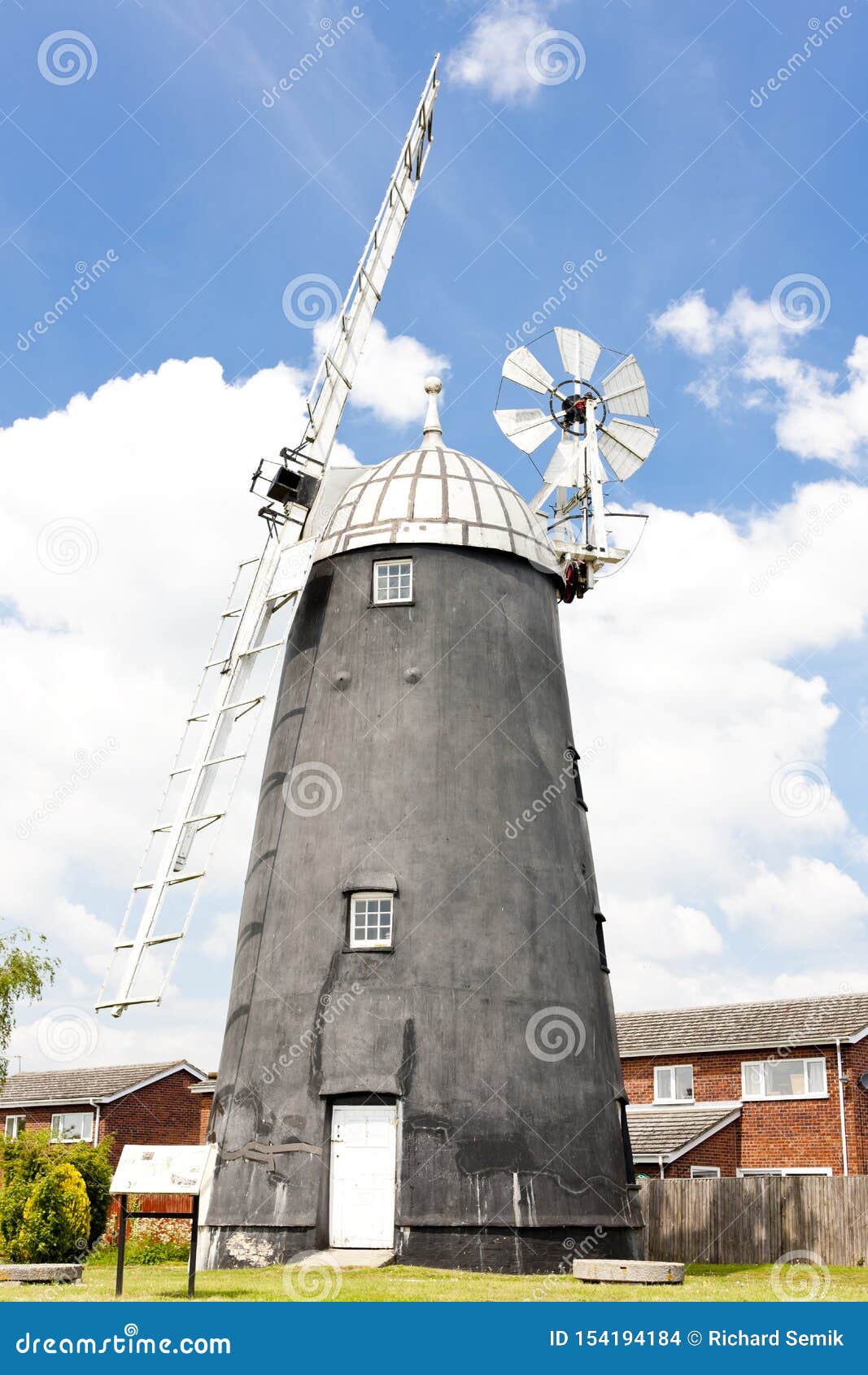 Burwell Windmill, East Anglia, England Stock Photo - Image of england ...