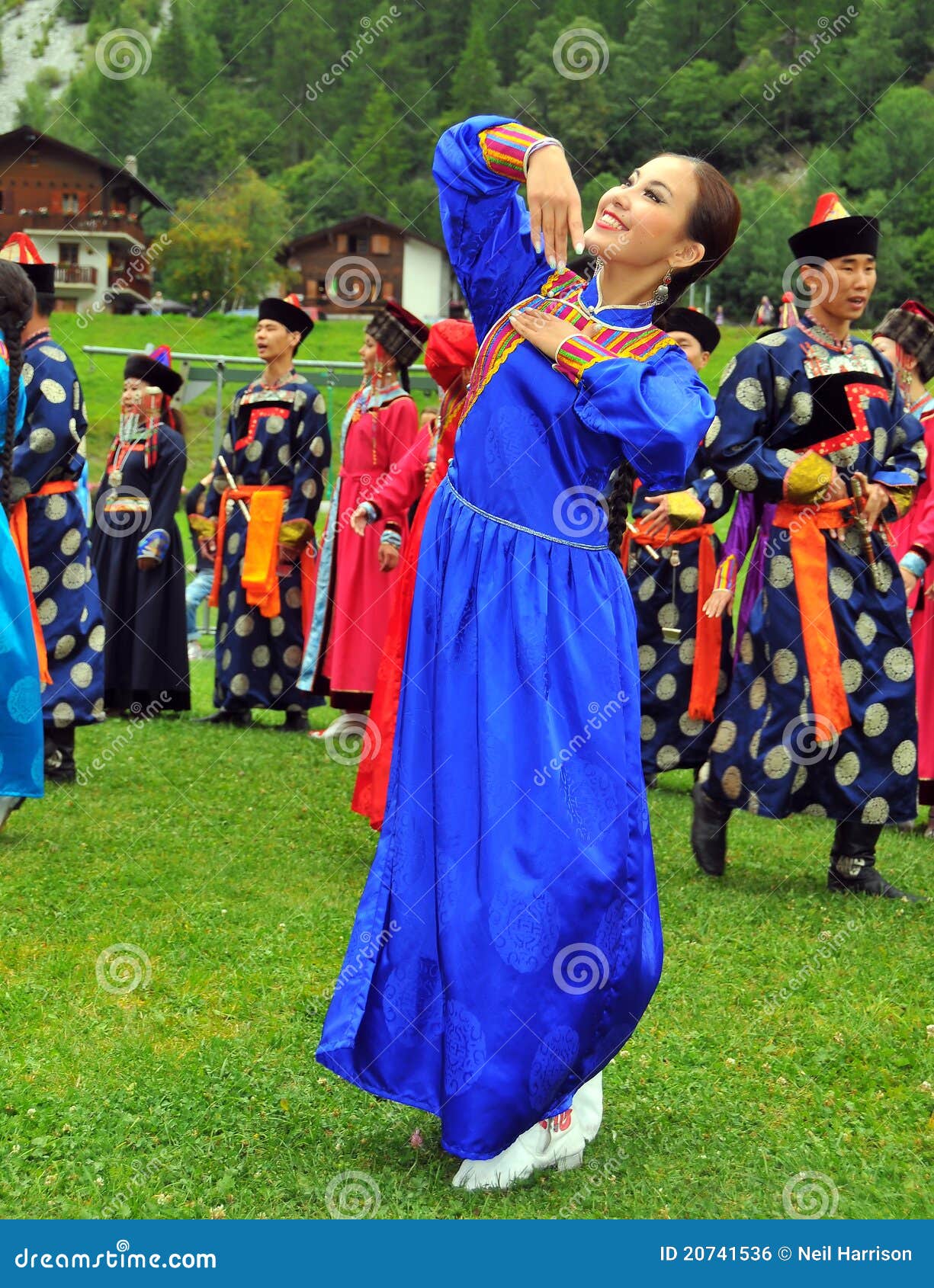 Buryat Dance Group editorial photo. Image of hauderes - 20741536