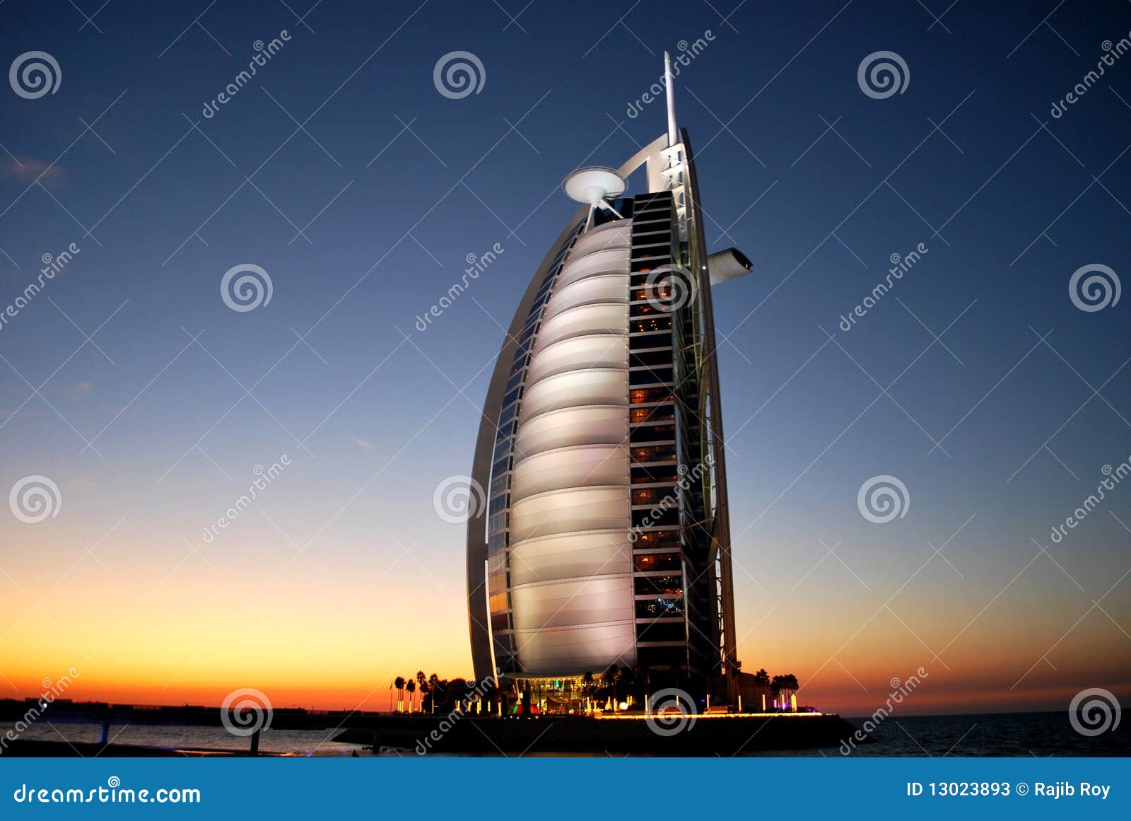 Burz-Al-Arab stock image. Image of burz, united, architecture - 13023893