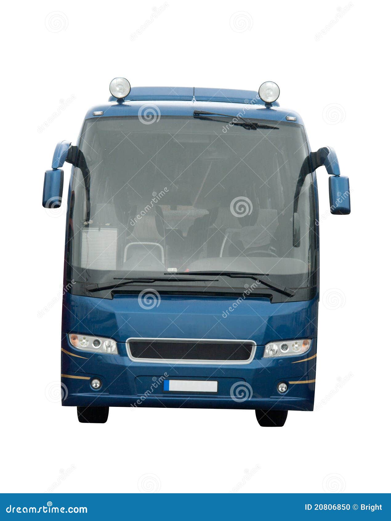 Bus stock photo. Image of blue, metallic, windshield - 20806850