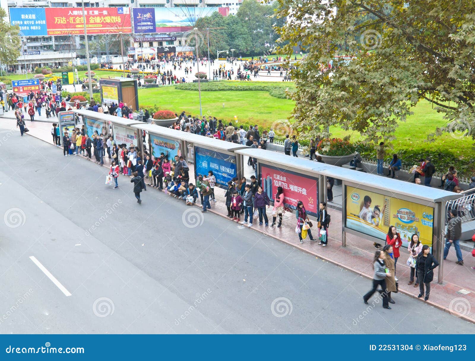 Bus editorial stock image. Image of station, china, transportation ...