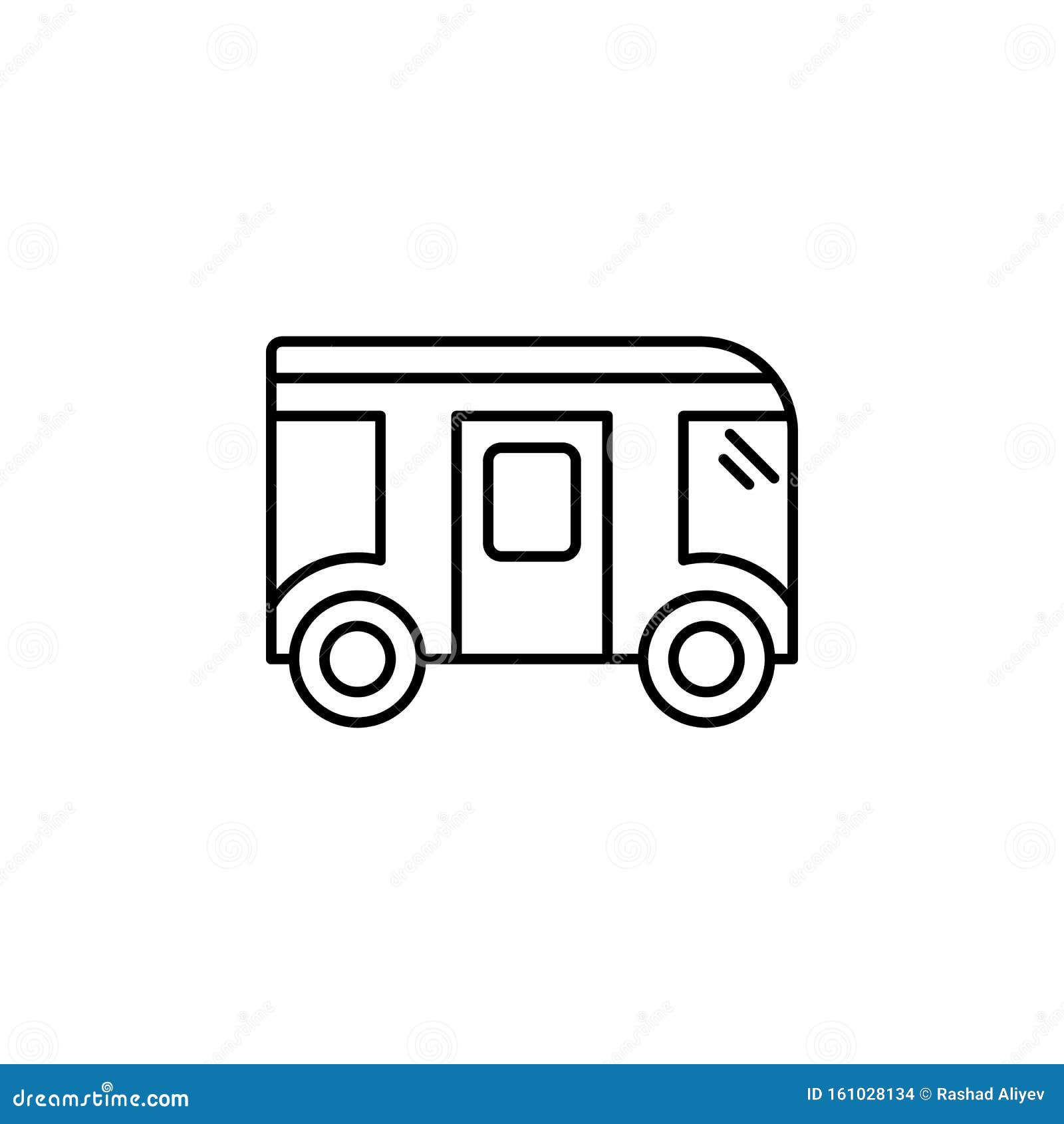 Bus Autonomous Transport Icon. Element of Future Transport Icon Stock ...