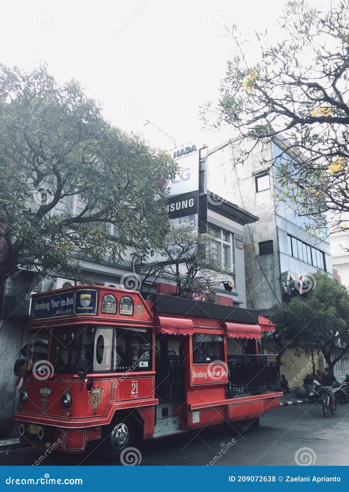 Bus editorial stock photo. Image of tour, bandung, bandros - 209072638