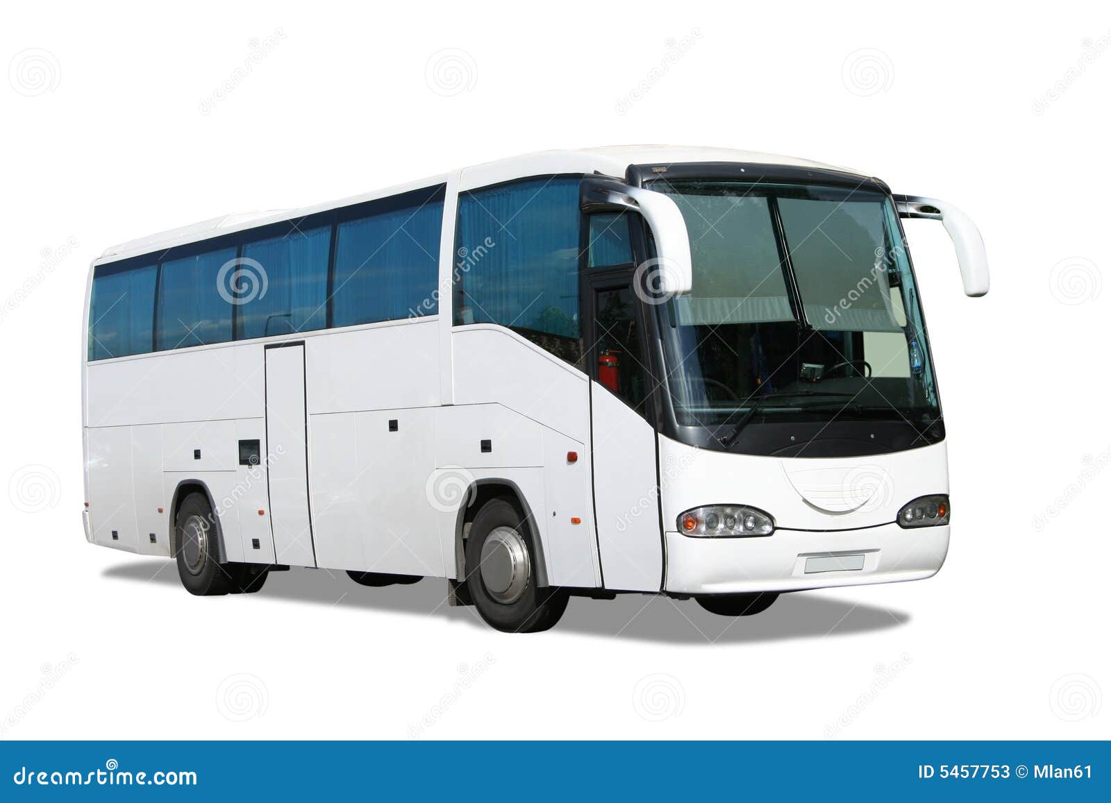 Bus bianco immagine stock. Immagine di generale, autobus - 5457753