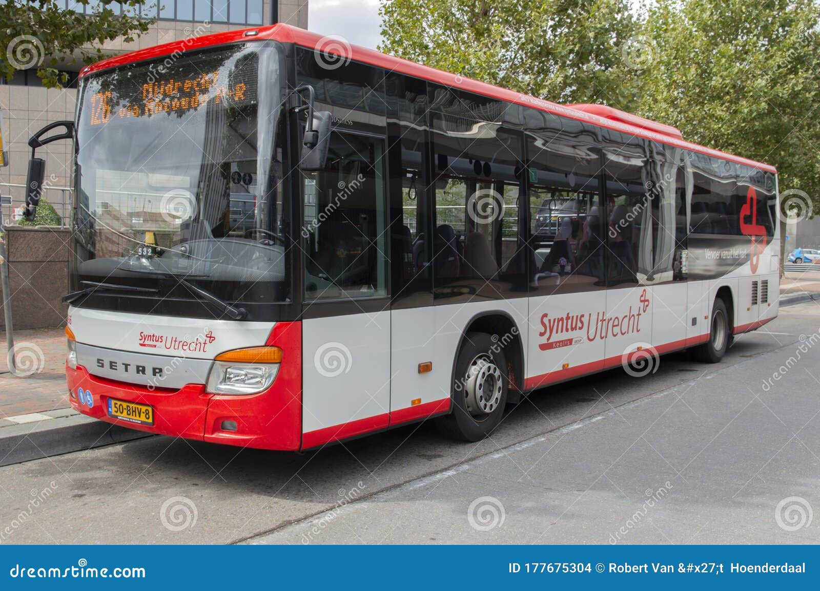 Bus 126 at the Bijlmer Bus Station the NetBus 126 at the Bijlmer Bus ...