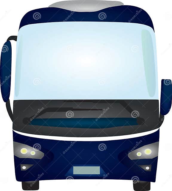 Bus stock illustration. Illustration of wheels, highway - 71280236