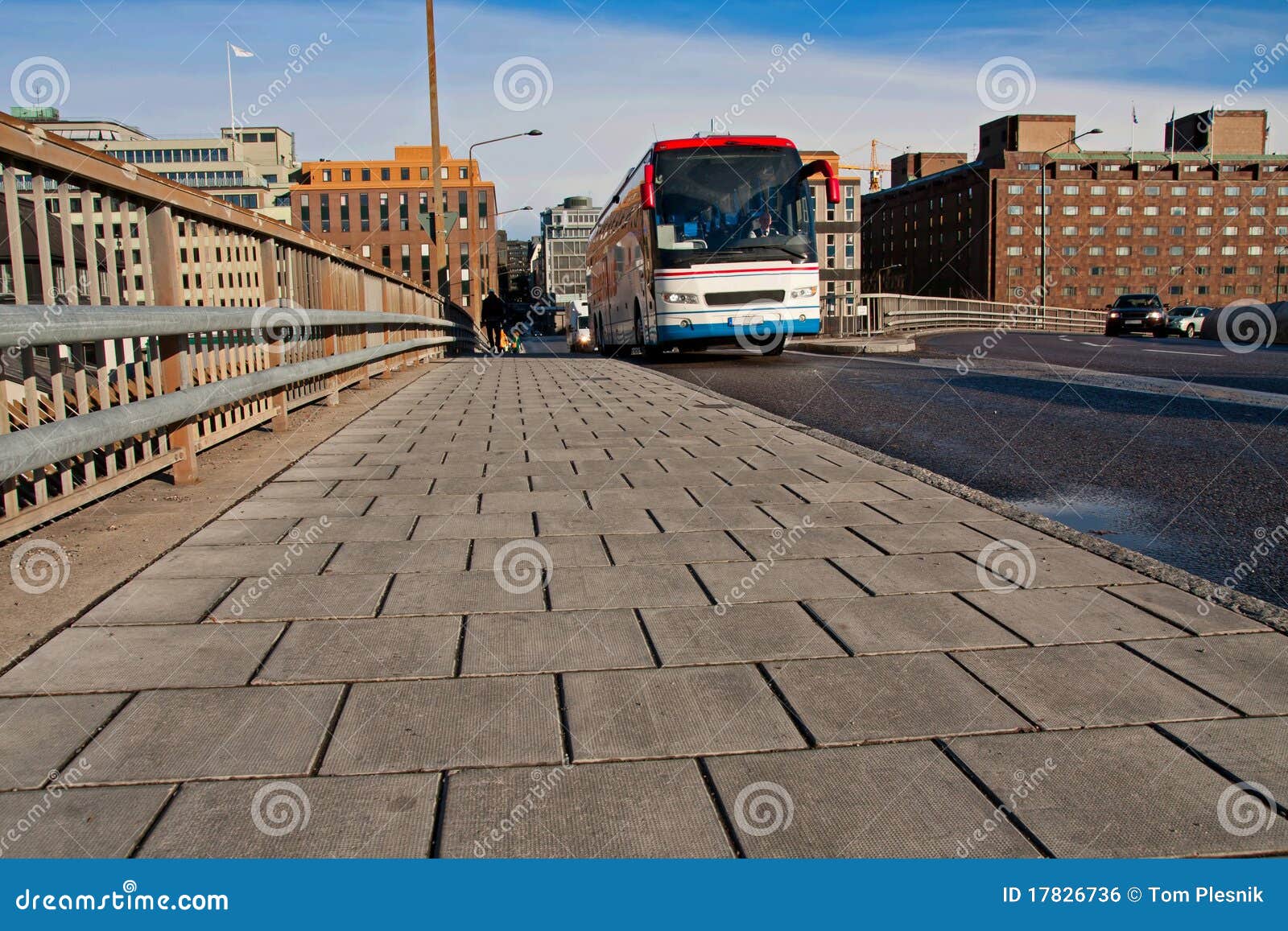 Bus on bridge stock photo. Image of stockholm, sweden - 17826736
