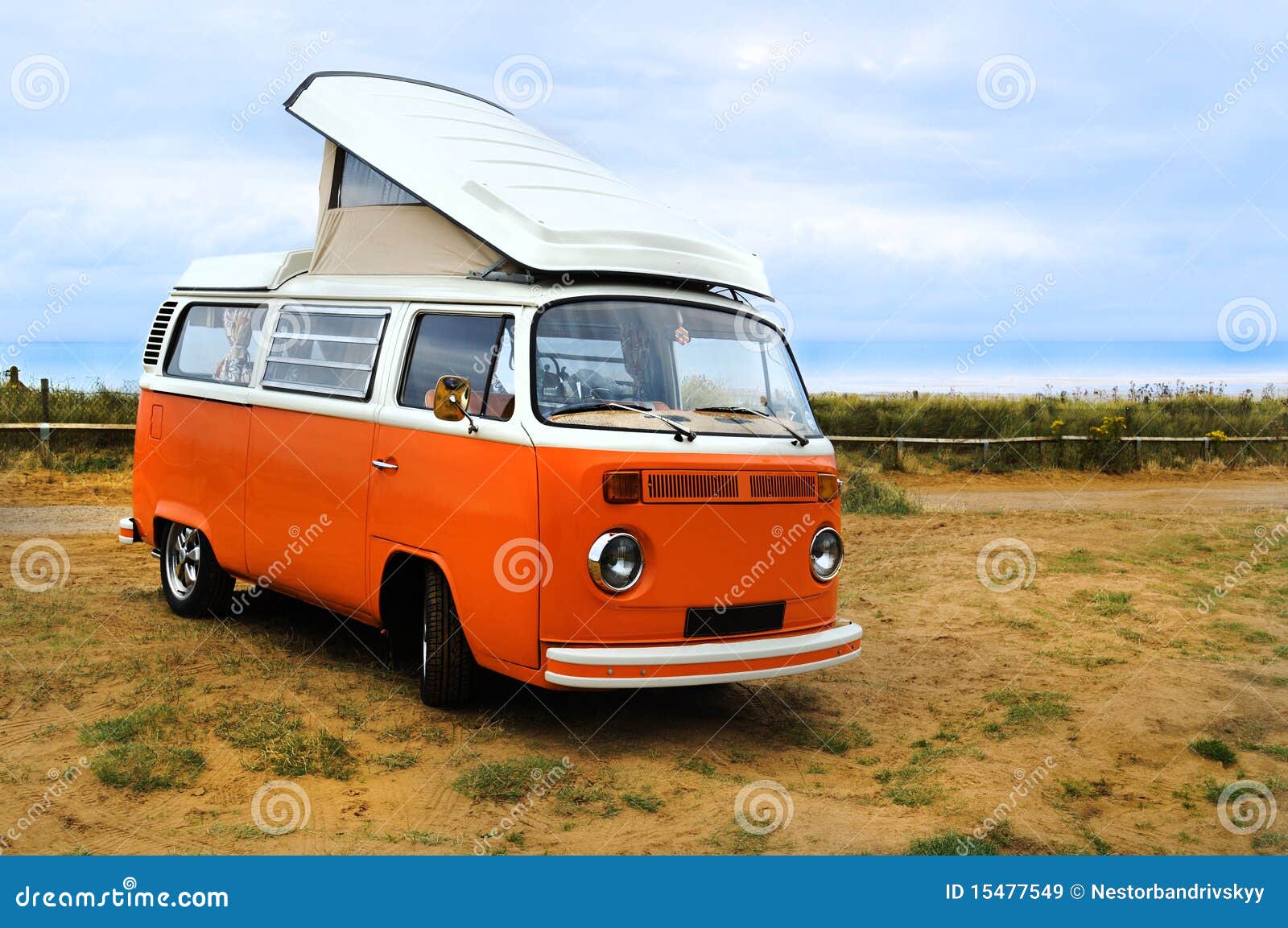 Bus camper stock image. Image of white, camp, field, outdoors - 15477549