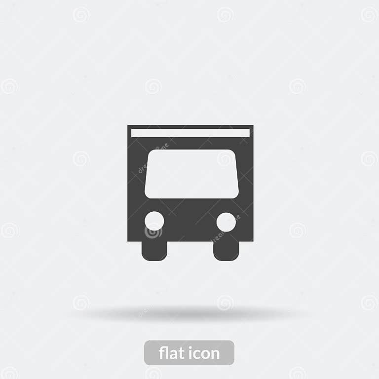 Bus Car Icon, Vector is Type EPS10 Stock Vector - Illustration of road ...