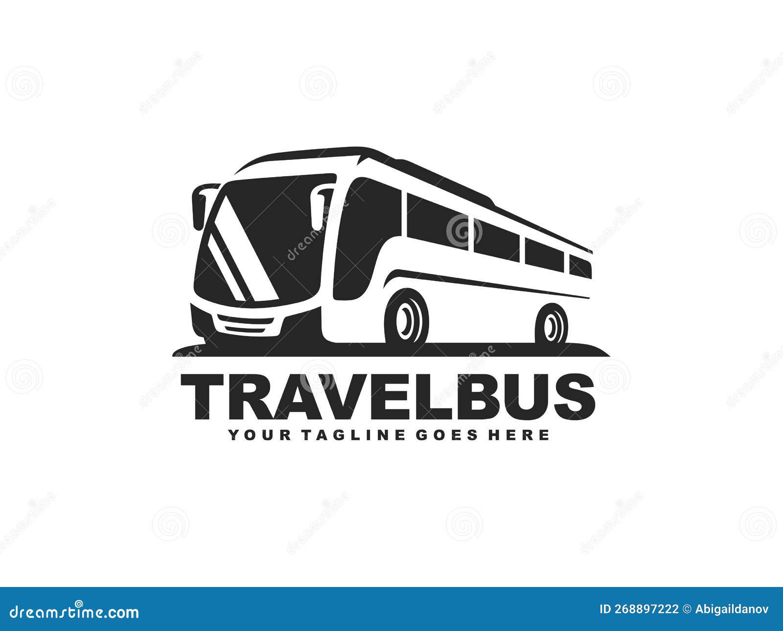 Bus logo design stock vector. Illustration of abstract - 268897222