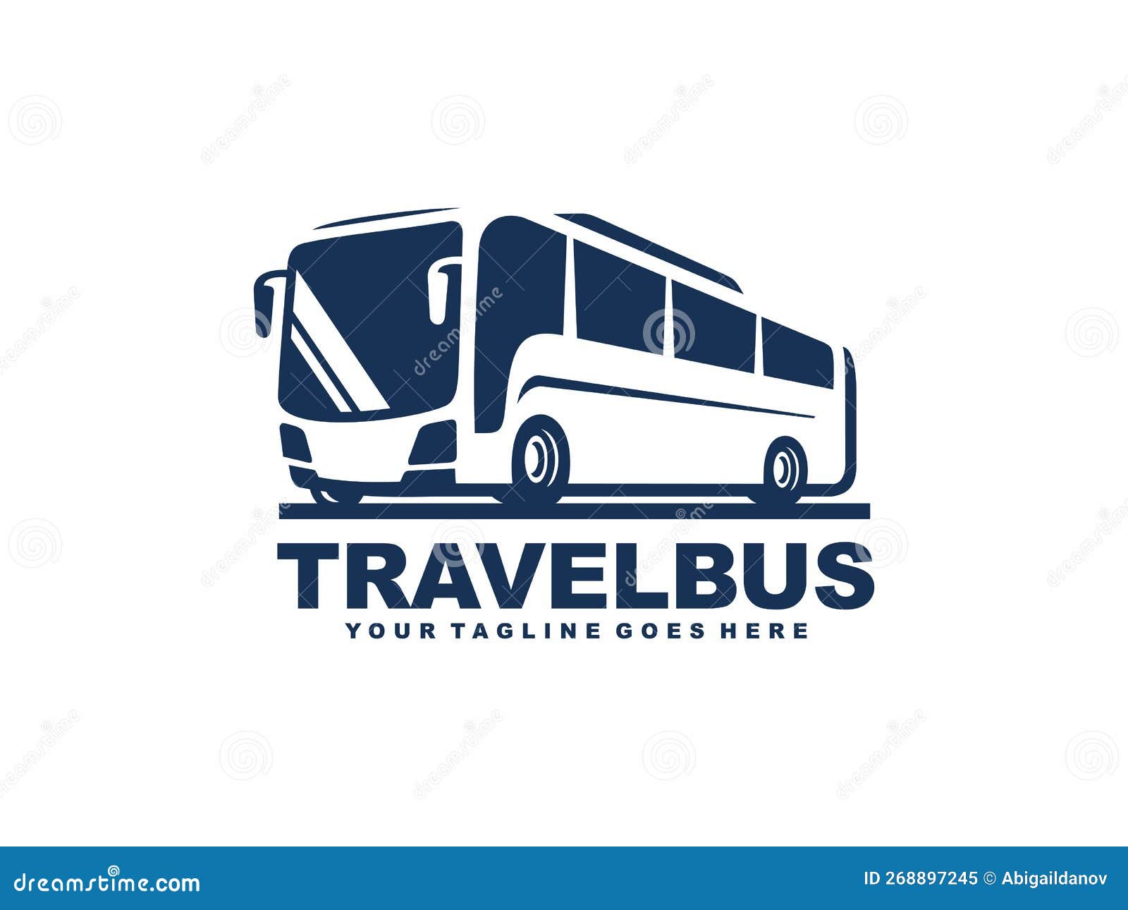 Bus logo vector stock vector. Illustration of auto, icon - 268897245
