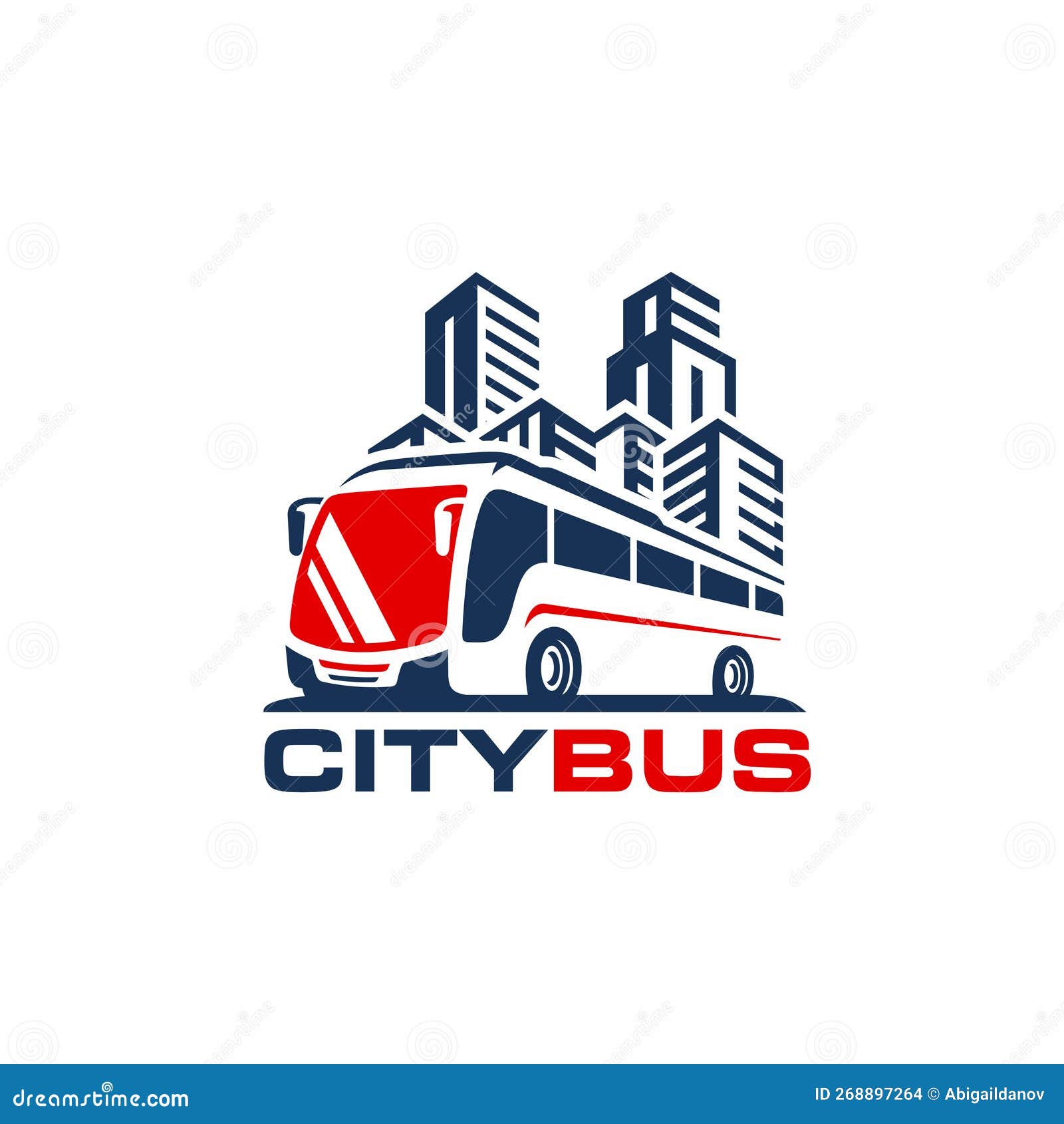 City bus logo stock vector. Illustration of arrival - 268897264