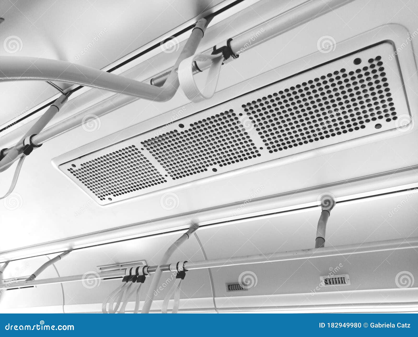 Bus ceiling stock photo. Image of architecture, noperson - 182949980