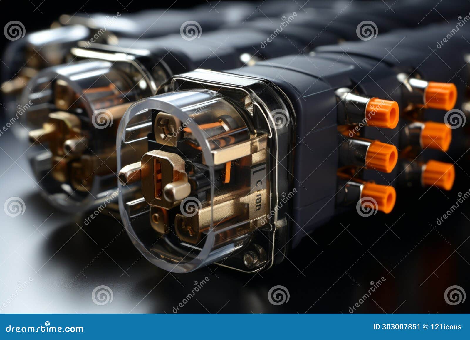 Bus Connectors stock illustration. Illustration of generated - 303007851
