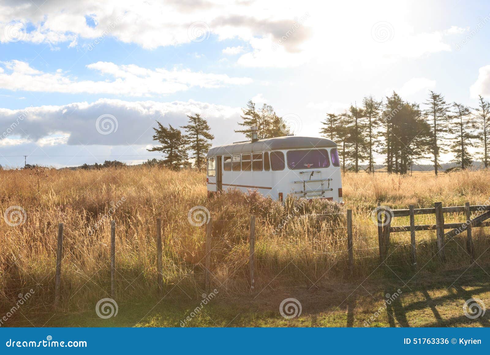 Bus on the countryside stock photo. Image of beautiful - 51763336