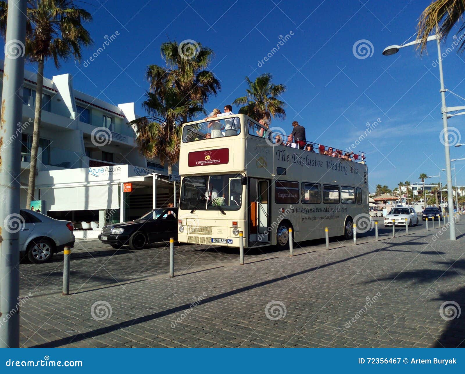 Bus editorial photography. Image of cyprus, pathos, beach - 72356467