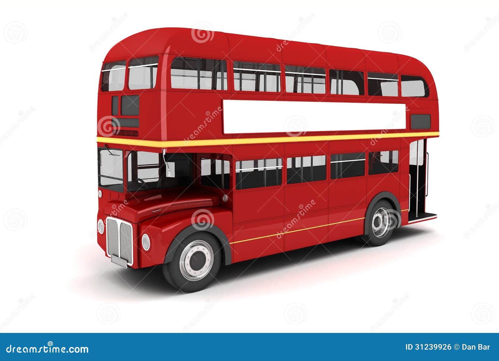 Bus di 3d Londra illustrazione di stock. Illustrazione di grafico ...